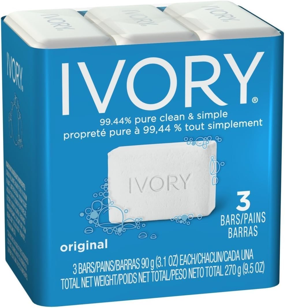 Amazon.com : Ivory Soap, Original 3.17 oz Bars 10 each, Pack of 3 (30 ...
