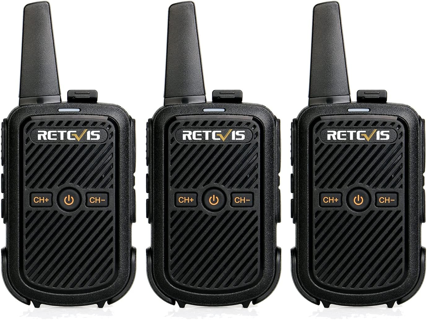 Amazon.com: Retevis RT15 Mini Walkie Talkies 3 Pack,Small Portable 2 ...