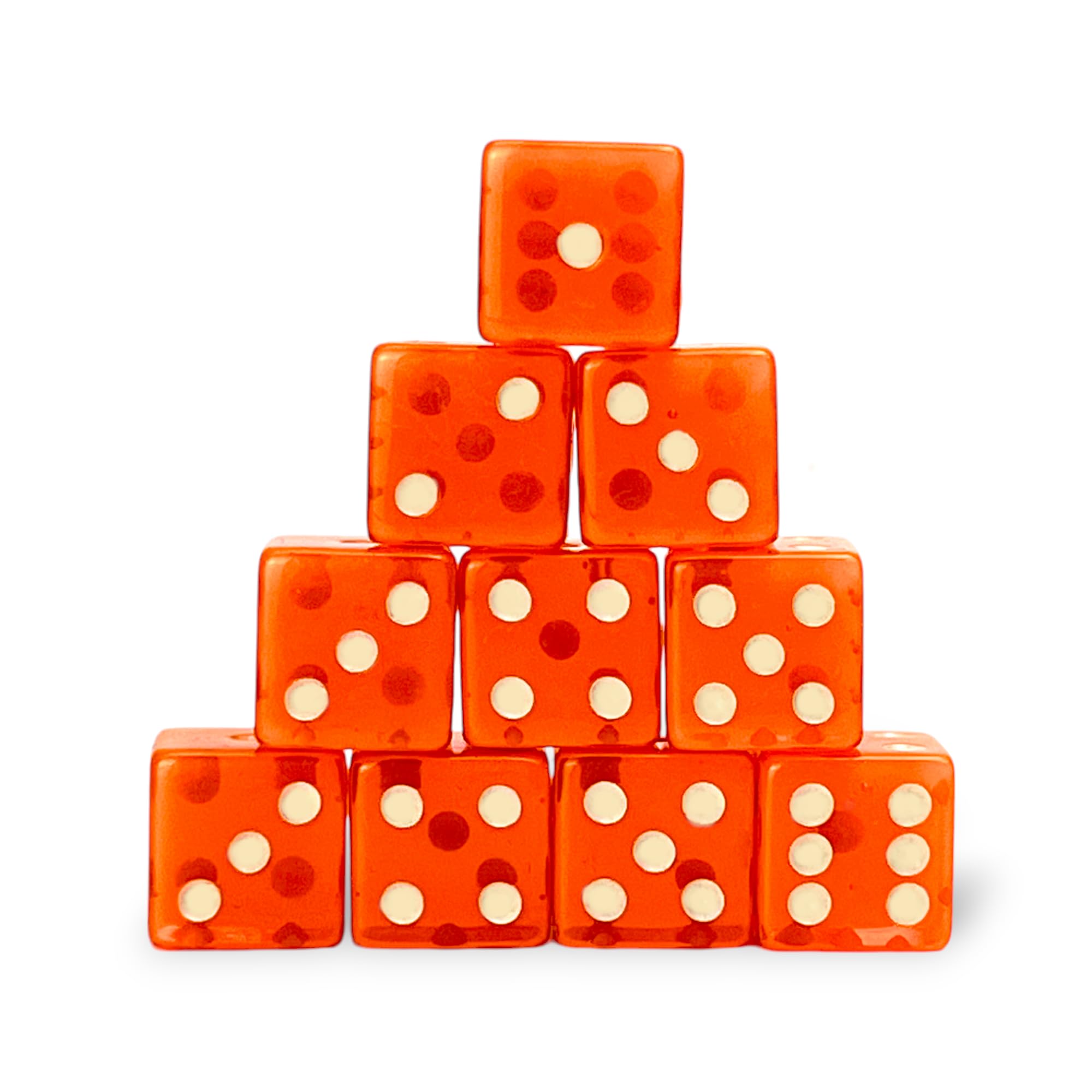 Amazon.com: Luck Lab 10 Piece 19 mm Dice Pack - Acrylic and Translucent ...