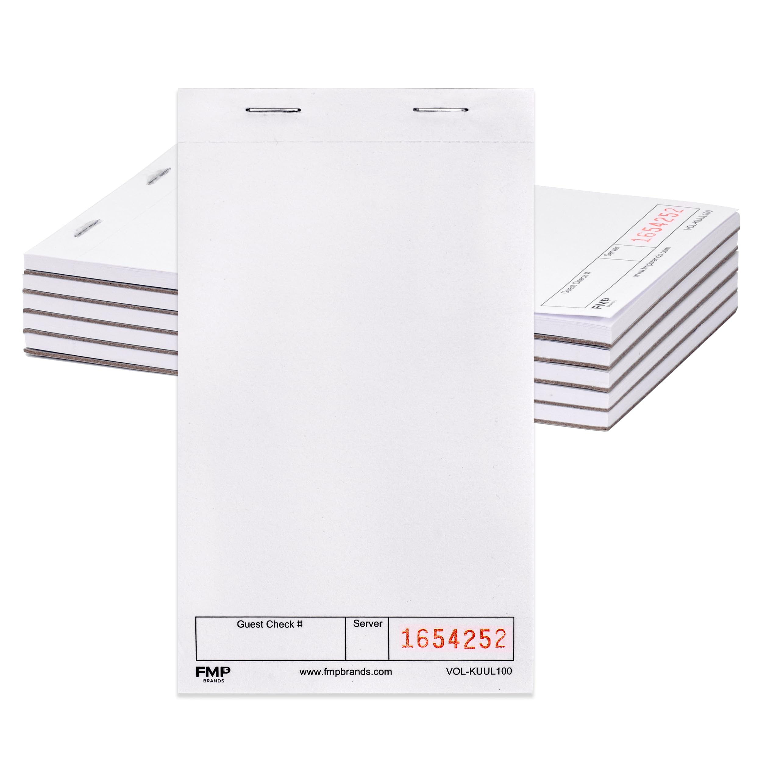 Amazon.com: FMP Brands 5 Pack Guest Checks Pads, Server Notepad for ...