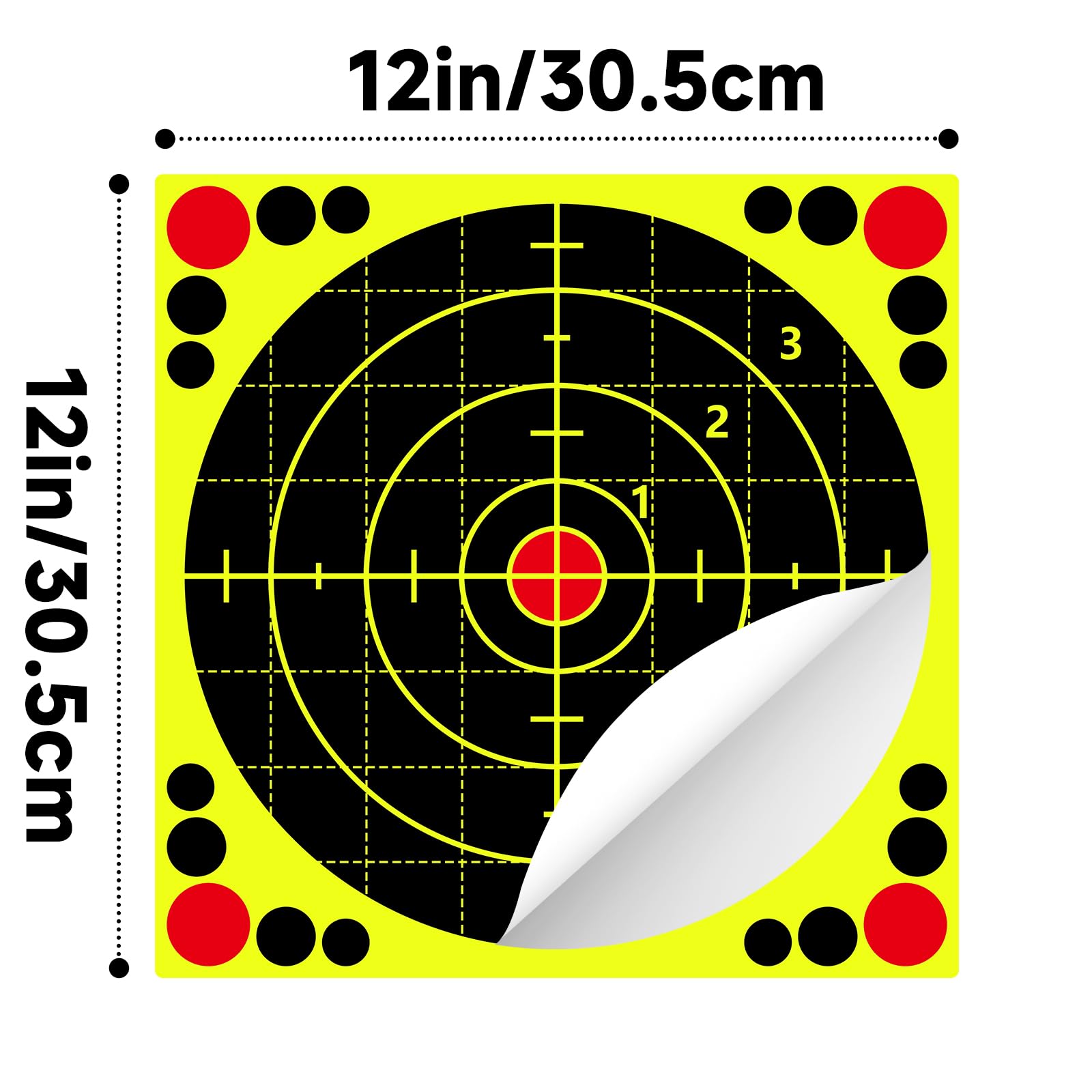 Snapklik.com : Shooting Splatter Targets Stickers - 15Pcs 12 Targets ...