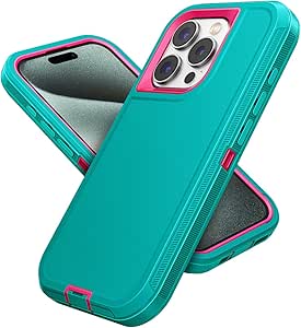 Amazon.com: Jelanry Case for iPhone 15 Pro Max 5G 6.7-inch Heavy Duty Rugged Dual-Layer ...