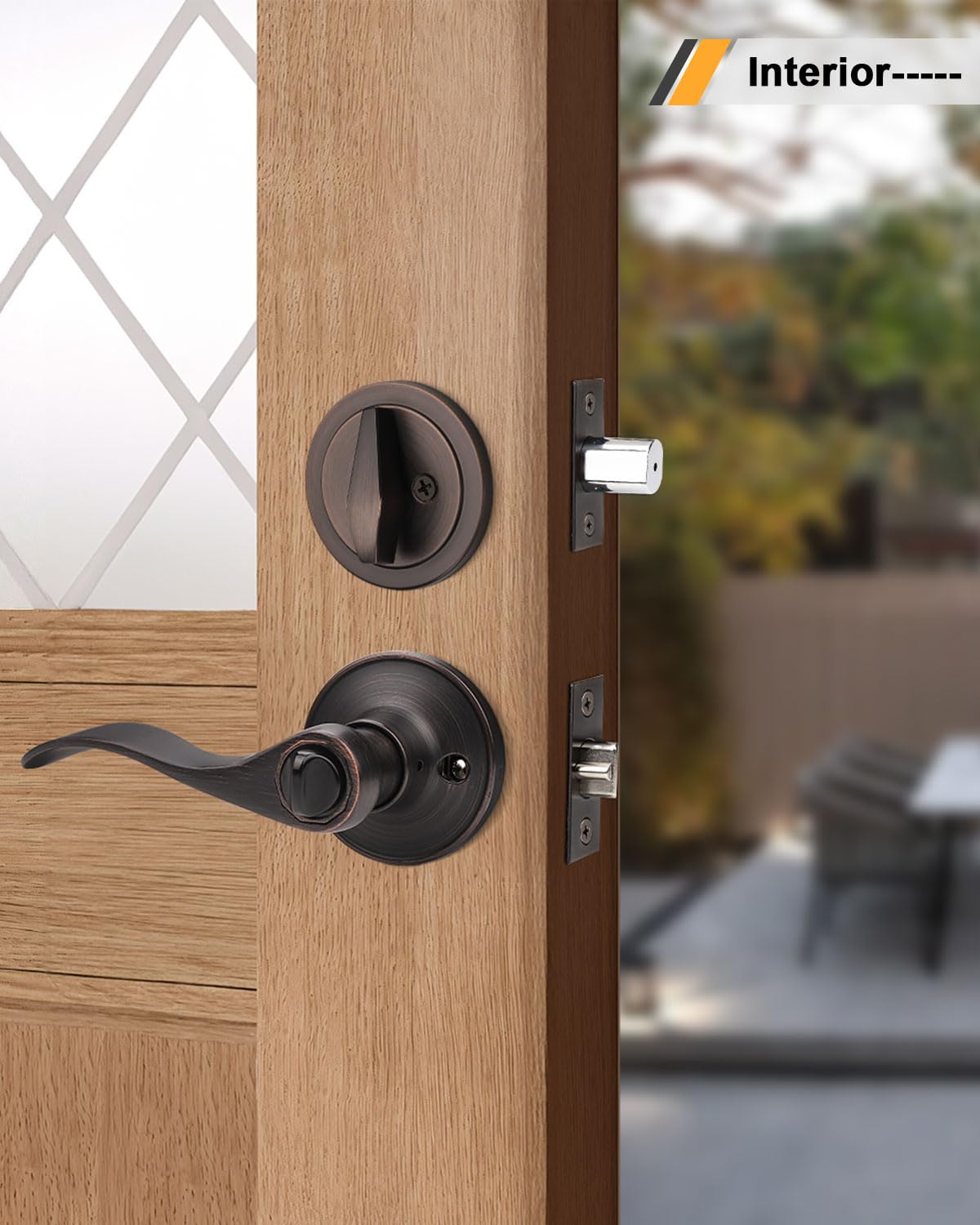 Snapklik.com : Gobrico 3 Pack Wave Entry Door Levers And Single ...
