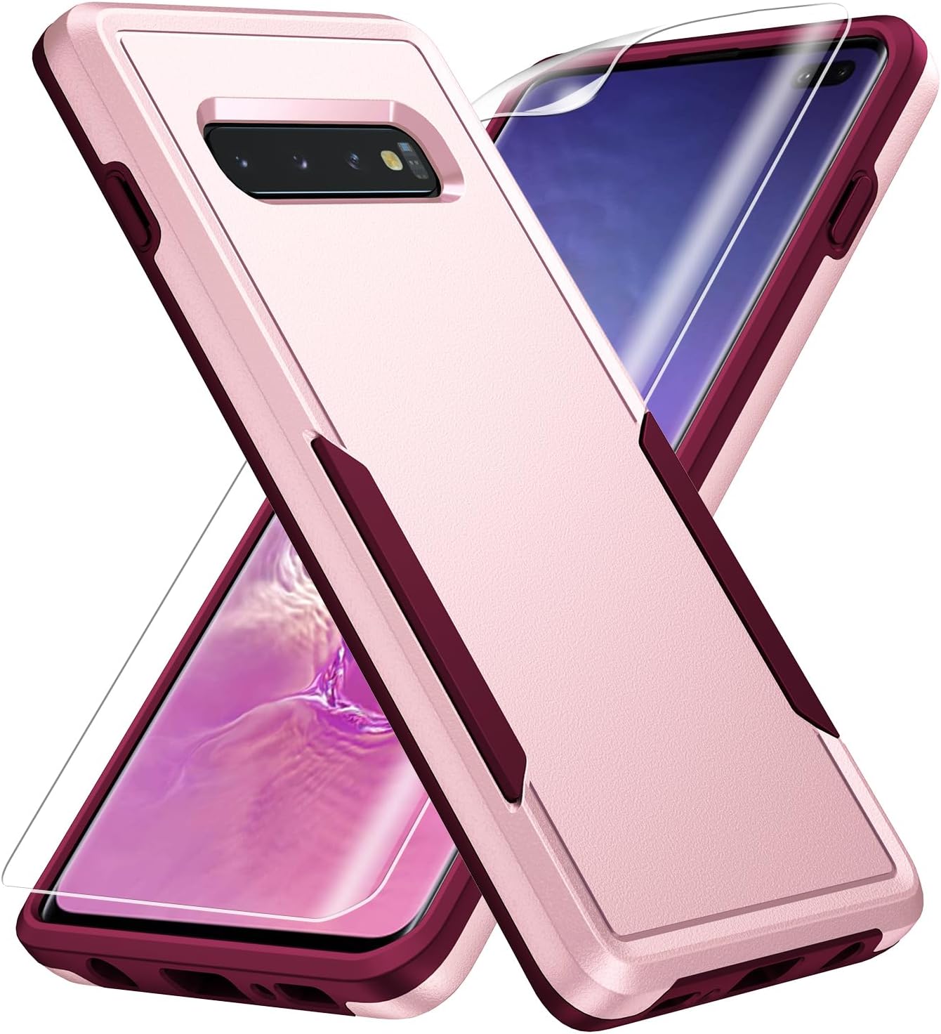Amazon.com: Warsia for Galax S10 Plus Case, with Screen Protector ...