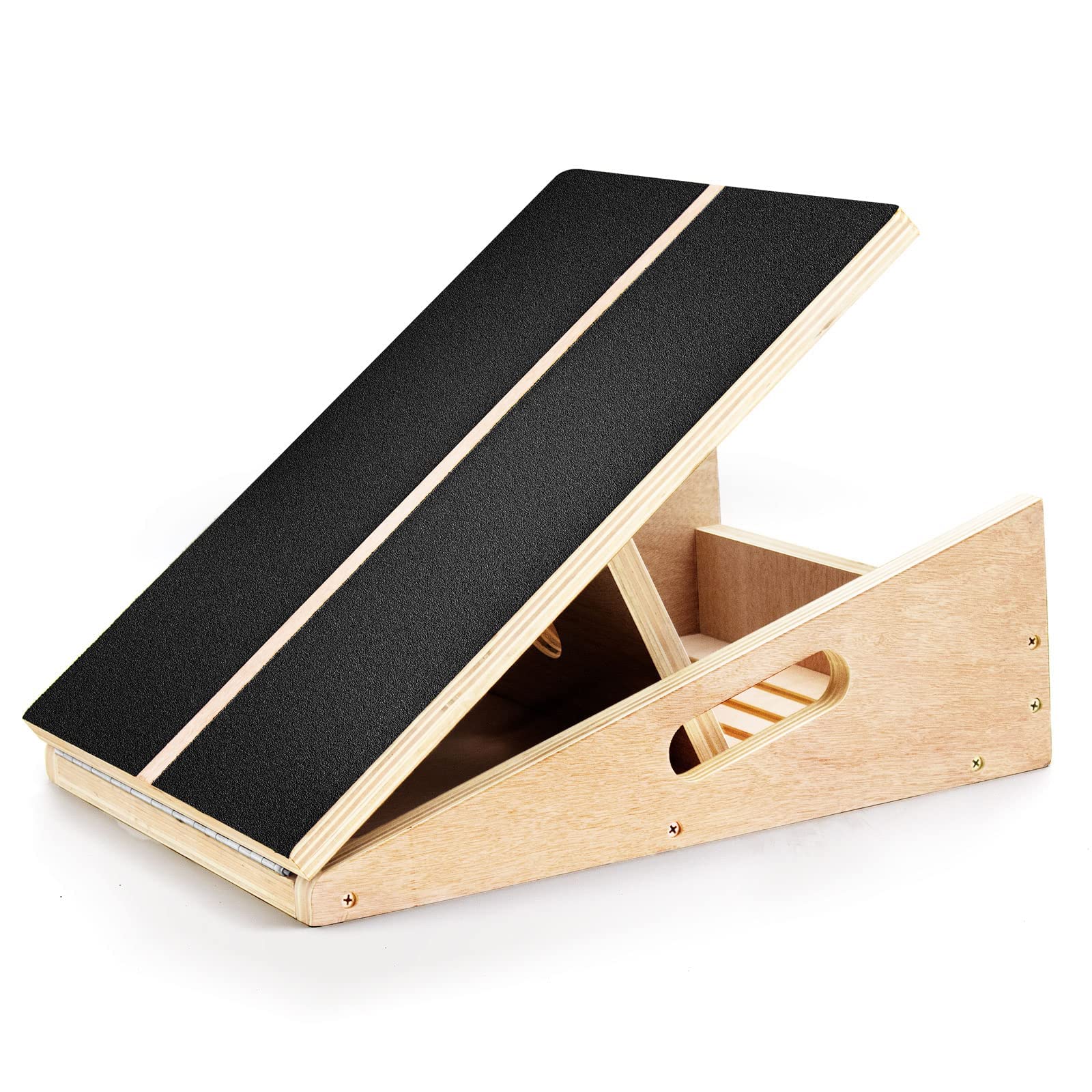 Snapklik.com : Professional Wooden Slant Board, Calf Stretcher Slant ...