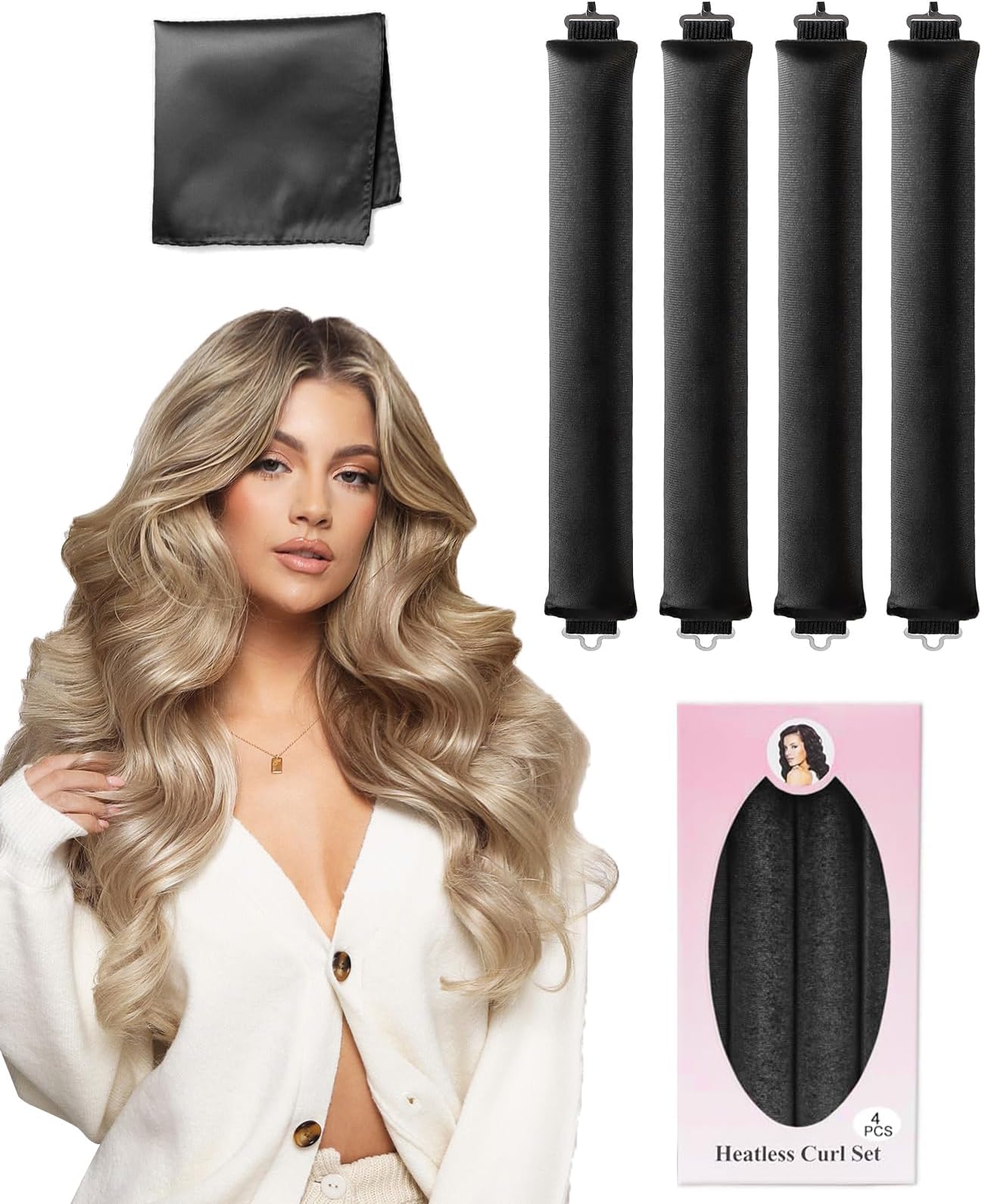 Amazon.com : Heatless Hair Curler to Sleep in - Overnight Heatless ...