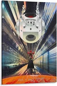 Amazon.com: 2001 A Space Odyssey Movie Poster (13) Canvas Art Poster ...
