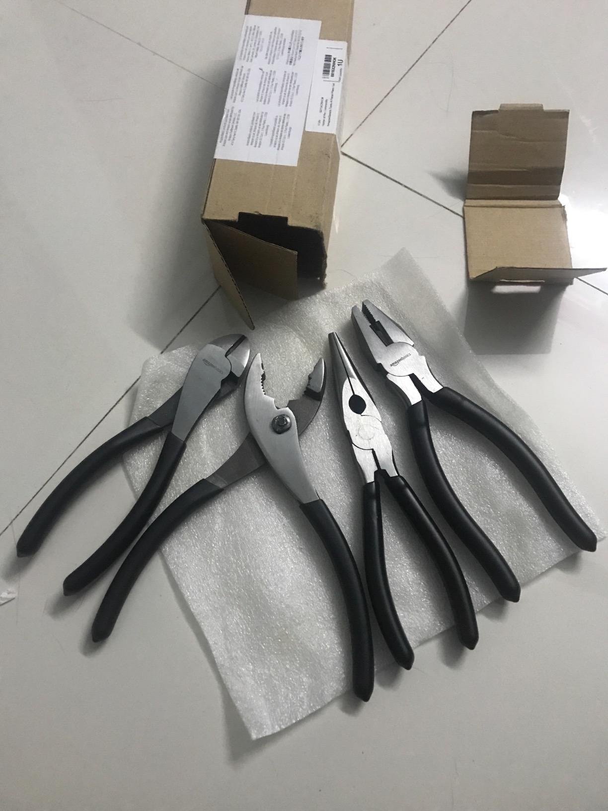 AmazonBasics Tools 4-Piece Pliers Set : Amazon.in: Home Improvement