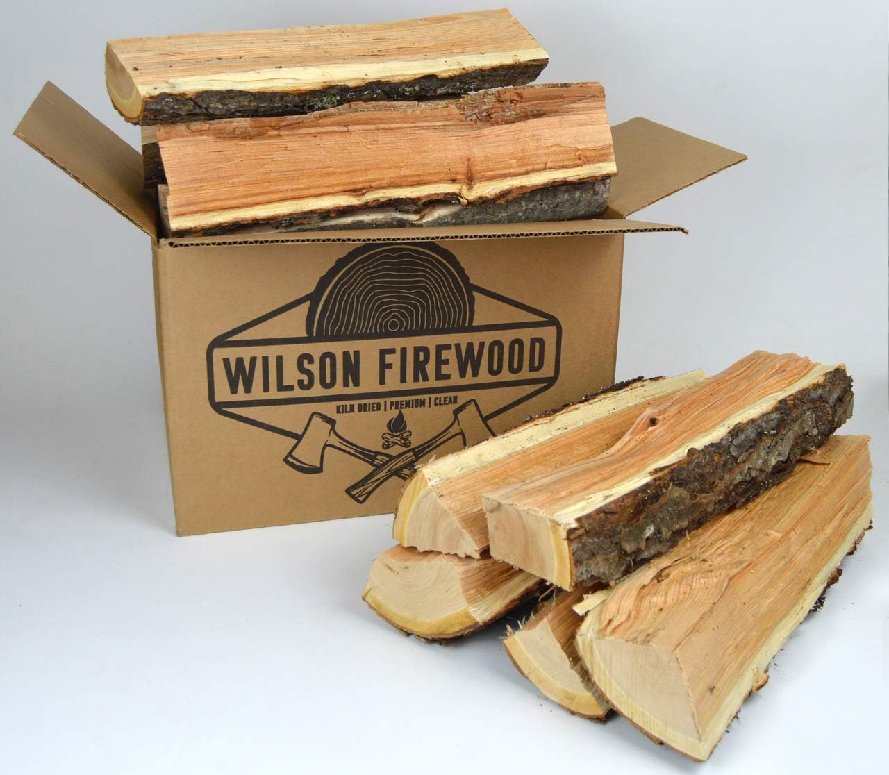 Amazon.com : Wilson Split Firewood- Birch, Maple, Oak, Apple, or Cherry ...