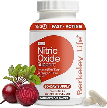 Amazon.com: Berkeley Life Nitric Oxide Support Supplement - Nitric ...