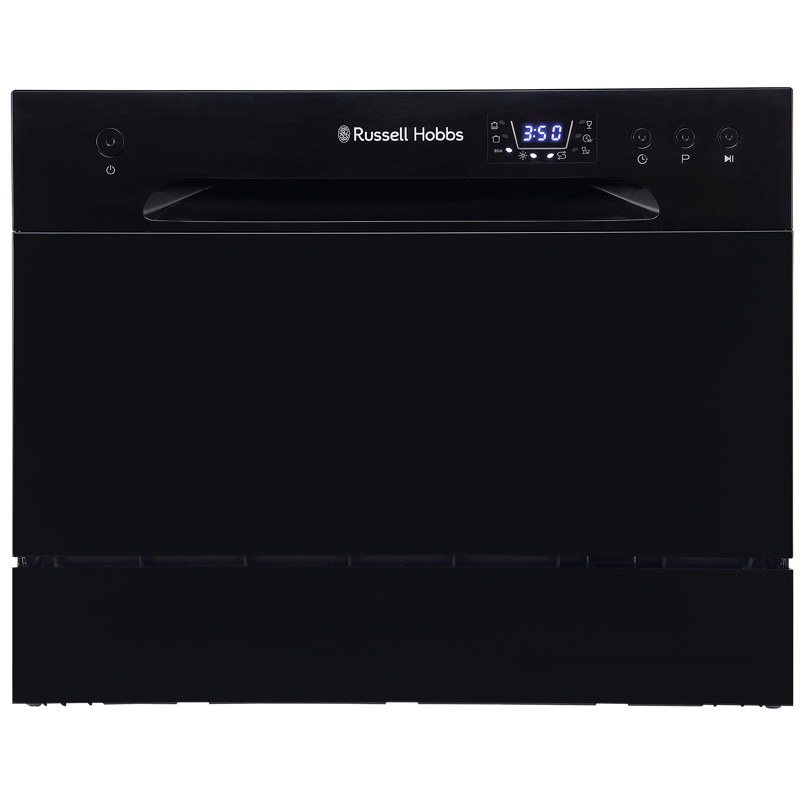 Buy Russell Hobbs RHTTDW6B Freestanding Compact Dishwasher Eco Mode 6