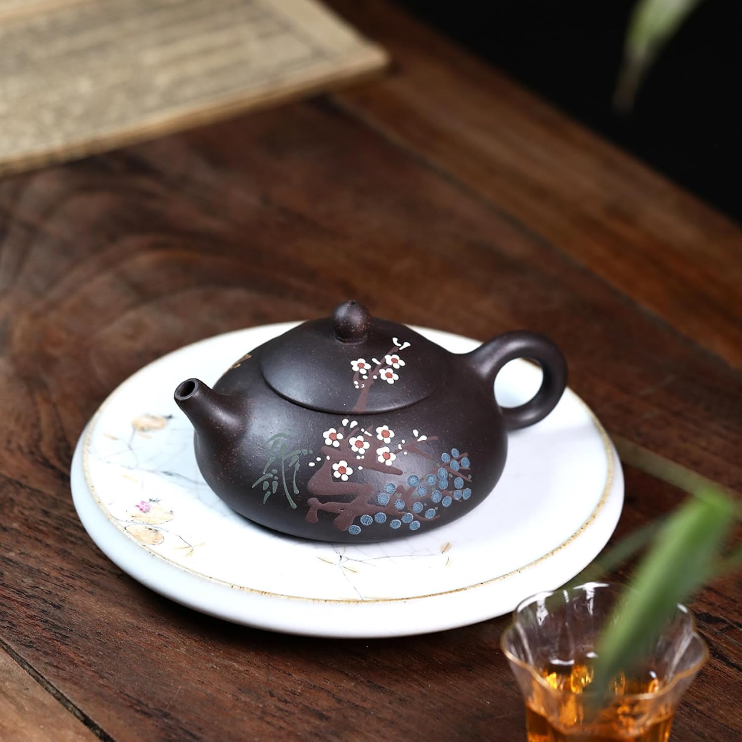 Handmade Zisha Teapot, Chinese Yixing Purple Clay Tea Pot 170cc,Chinese ...