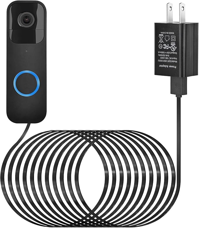 Amazon.com: Power Cable Compatible with Blink Video Doorbell, Power ...
