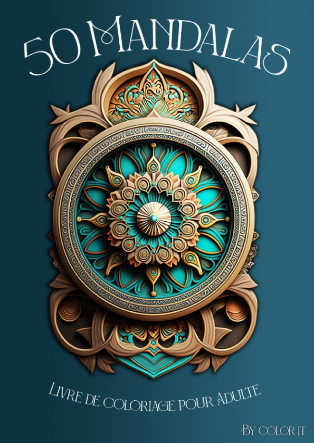 Art de Mandala: Livre Adultes de Coloriage Anti Stress. 50 Mandalas a ...