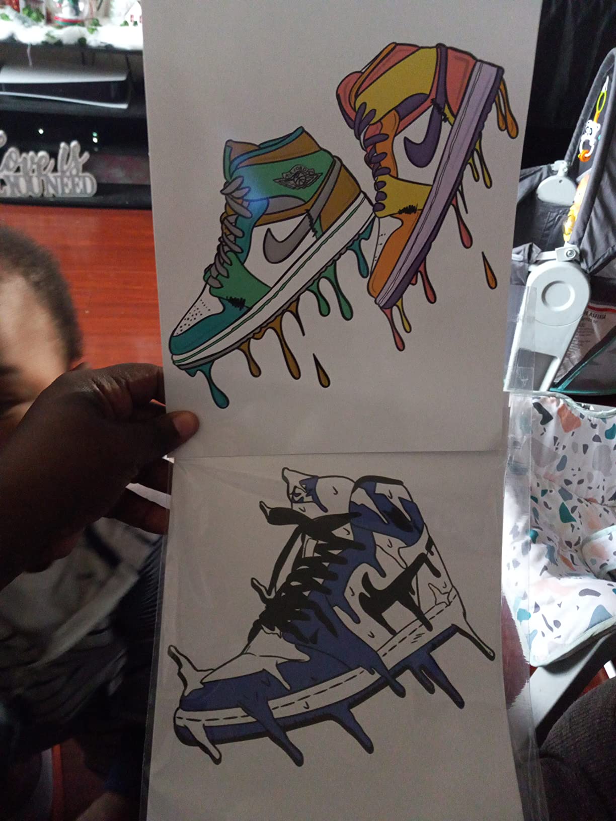 $2/mo - Finance Nilem Design Sneaker Poster Hypebeast Room Decor Shoes ...