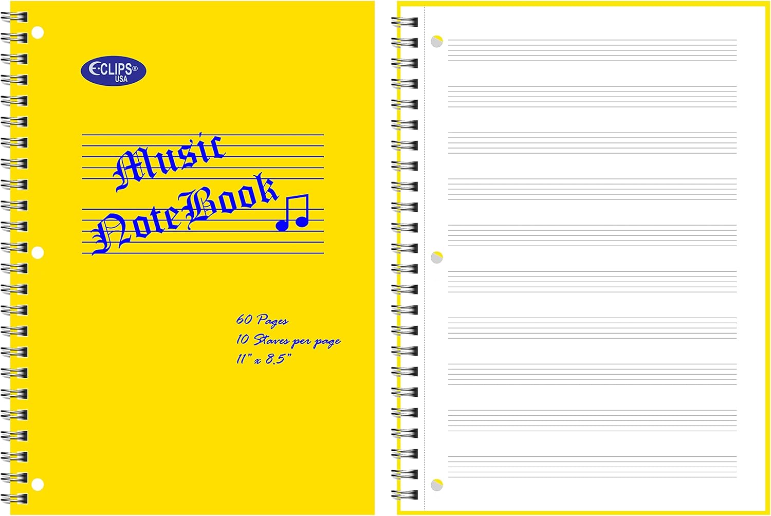 Amazon.com : VEEBOOST Music Notebook, Manuscript Paper Notebook, Staff ...