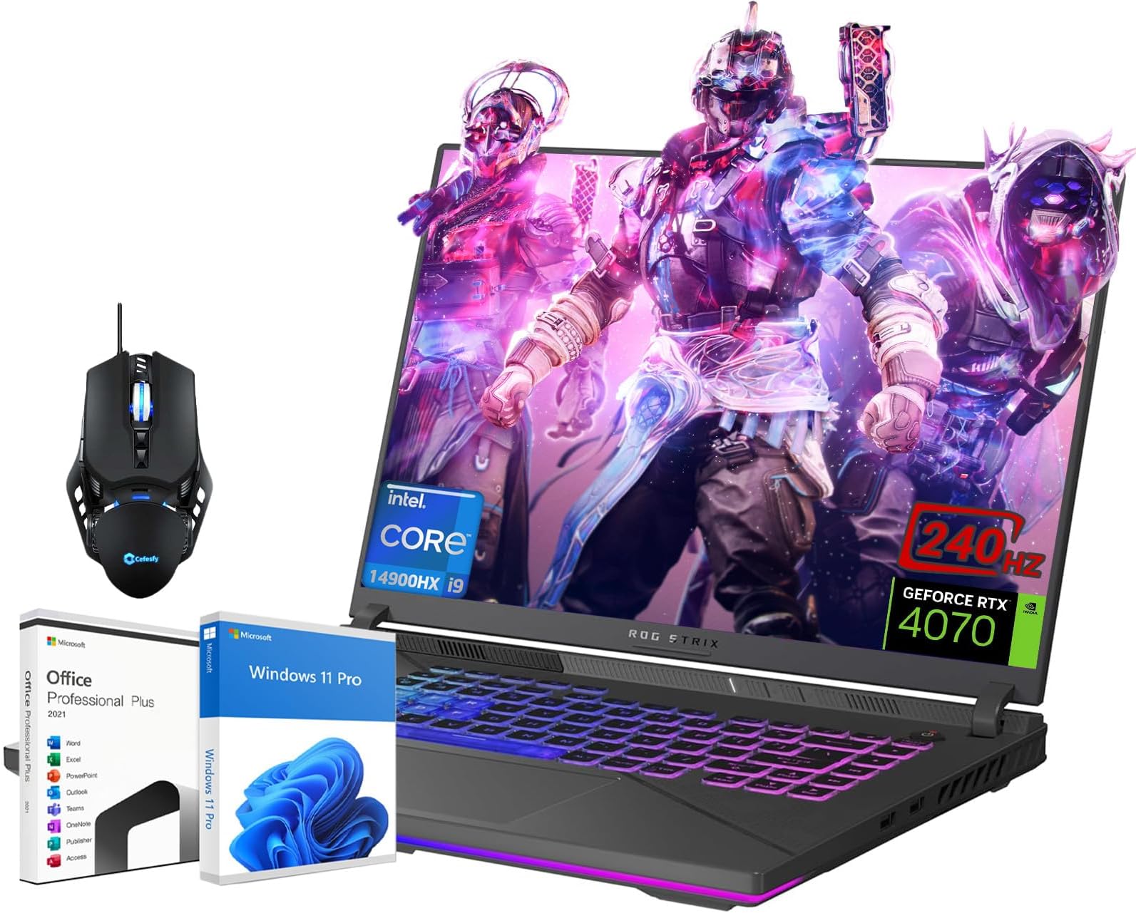 Amazon.com: ASUS 2025 ROG Strix G16 Gaming Laptop, Intel 24-Core i9 ...