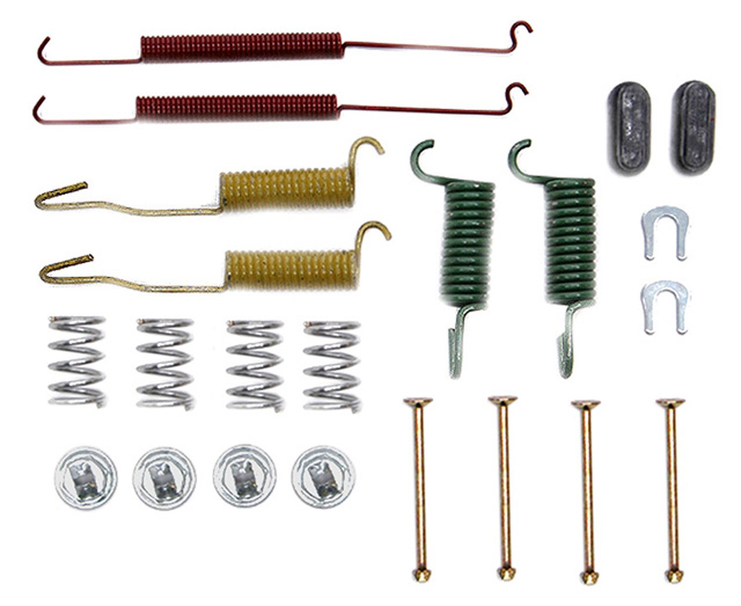 Amazon.com: ACDelco Professional 18K840 Rear Drum Brake Spring Kit with ...