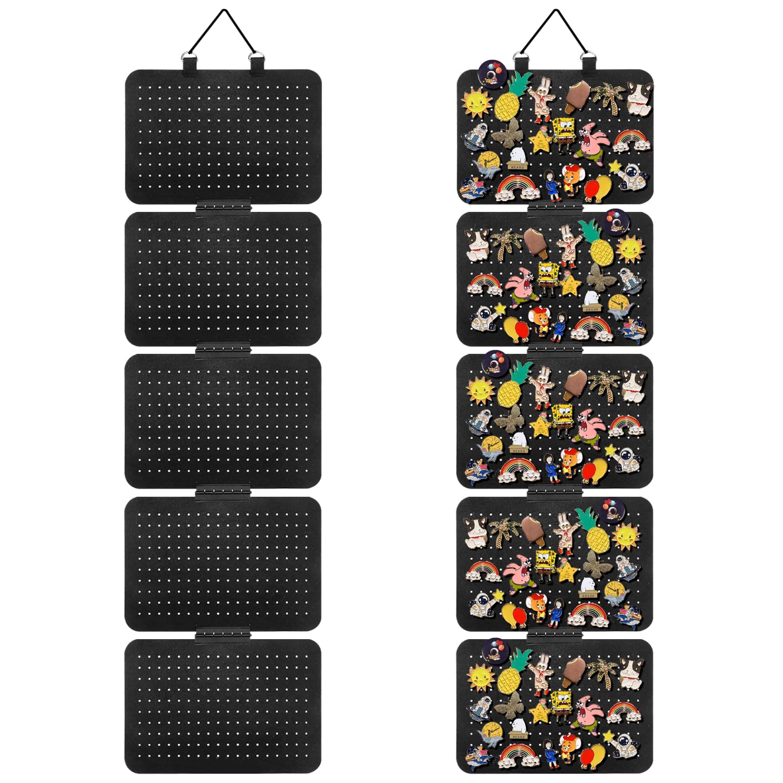 Amazon.com: Enamel Lapel Pin Display Panels Organizer with 5 Loose-leaf ...