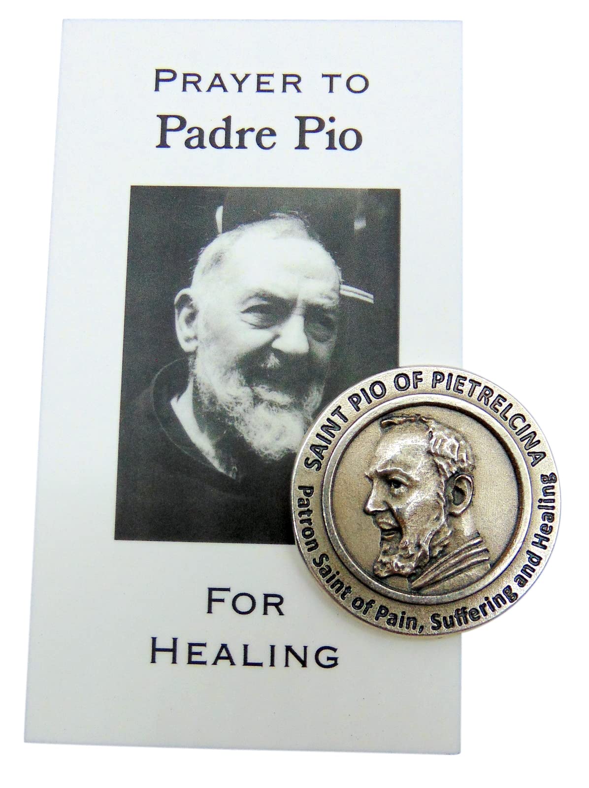 Amazon.com: Westmon Works St Pio Token Metal Patron Saint Prayer for ...