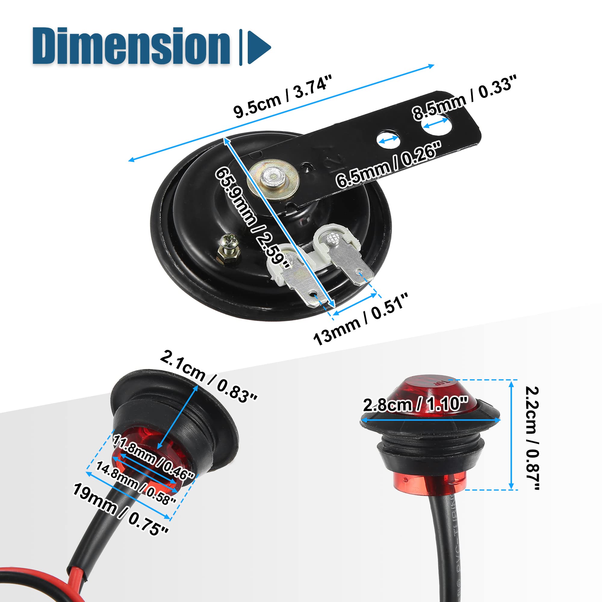 Motoforti Universal Street Legal Kit with Turn Signal Light Rocker ...