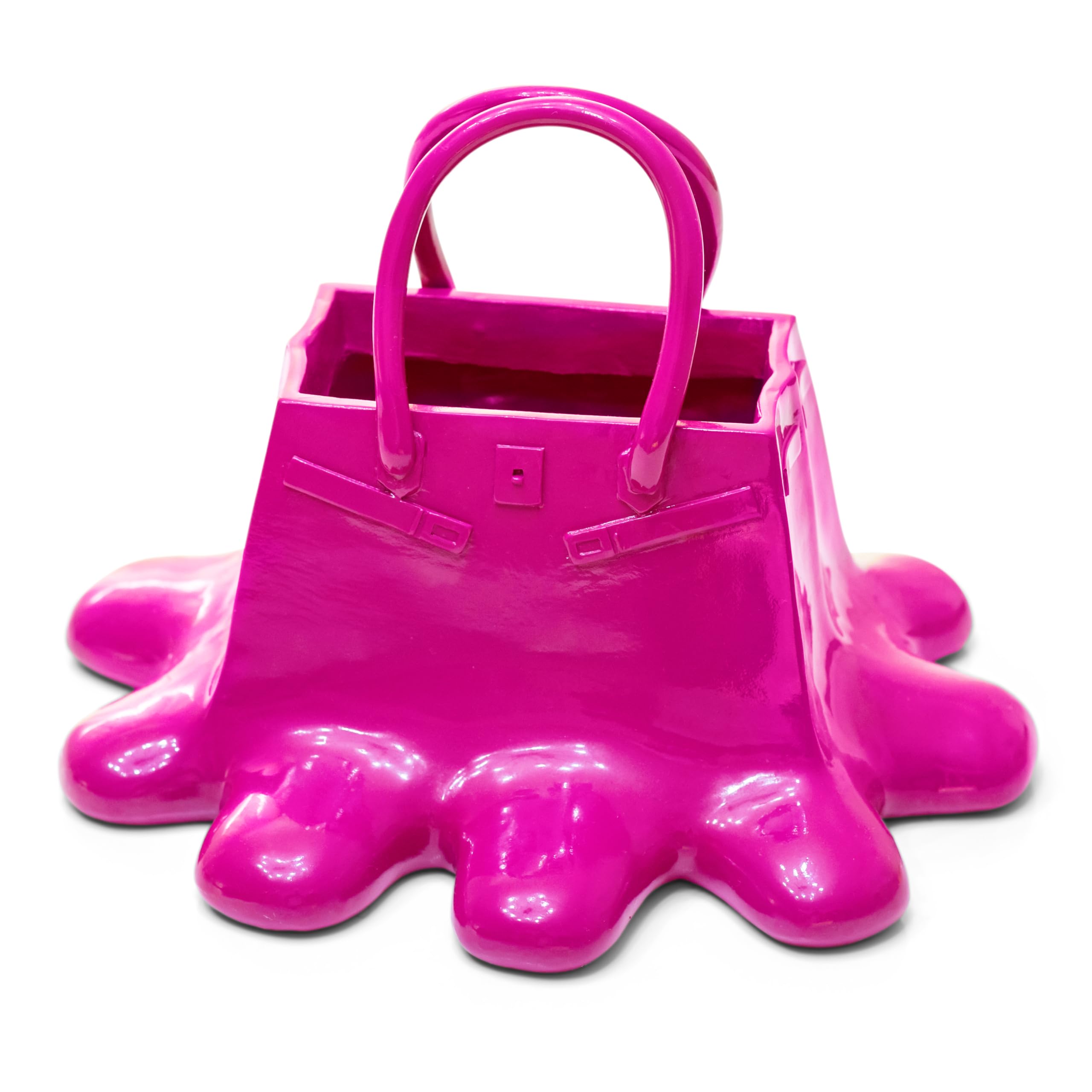 Amazon.com: Mini Lux Vase Bag-Vibrant, Deep Magneta Pink Vase, Shaped ...