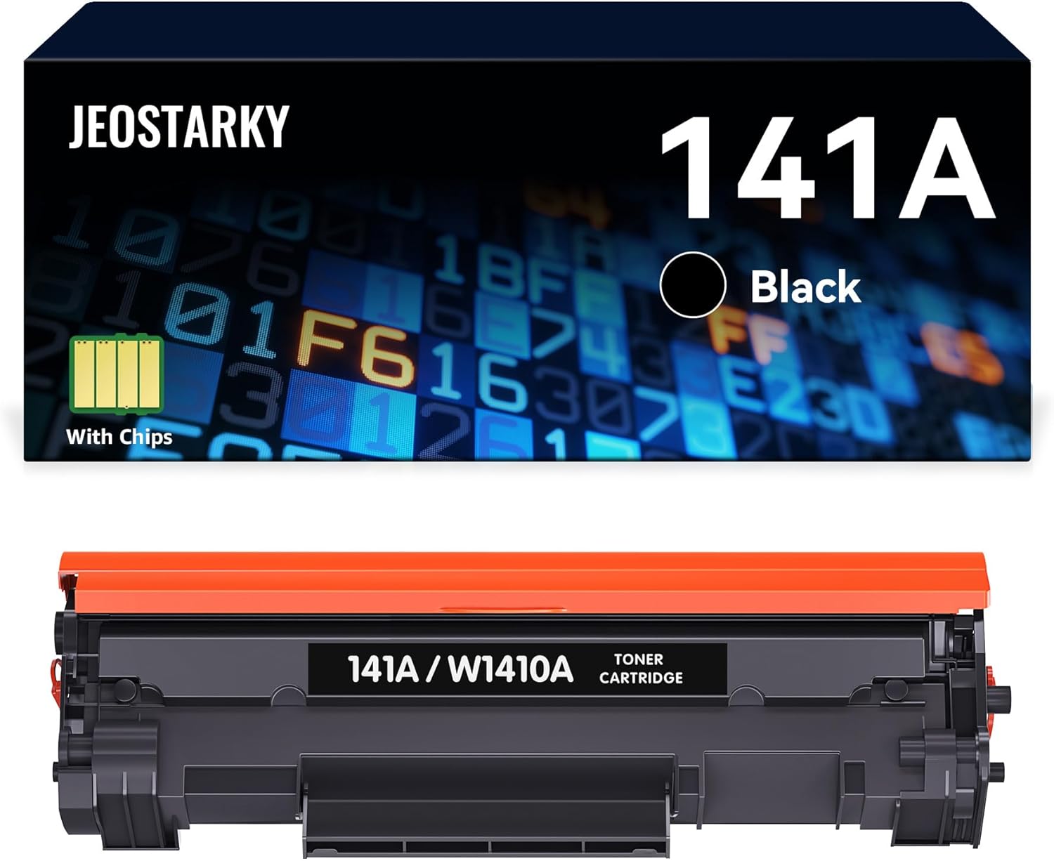 Amazon.com: Jeostarky 141A W1410A Black High Yield Toner Cartridge ...
