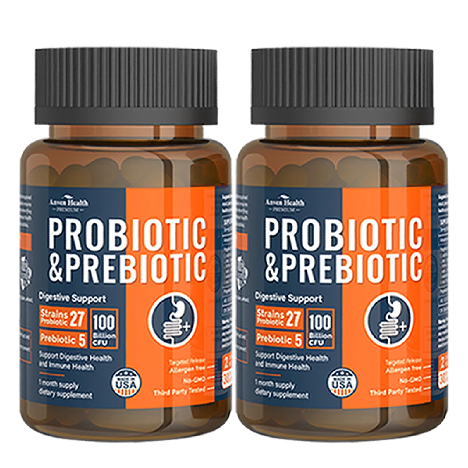 Amazon.com: Anven Health 100 Billion Probiotics for Men and Women 27 ...