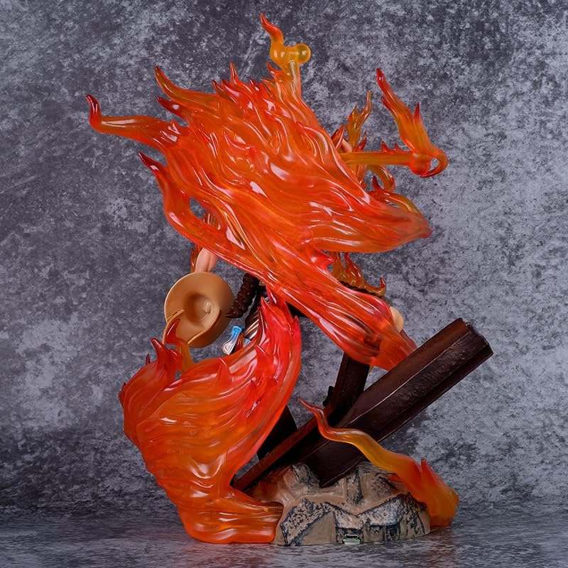 HongzyFirm One Piece Portgas D Ace GK Dai Enkai Entei Anime Figure ...