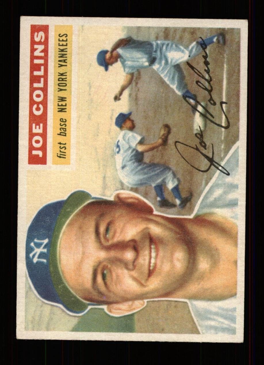 Amazon.com: 1956 Topps Baseball #021 Joe Collins DP (Yankees) STARX 6 ...