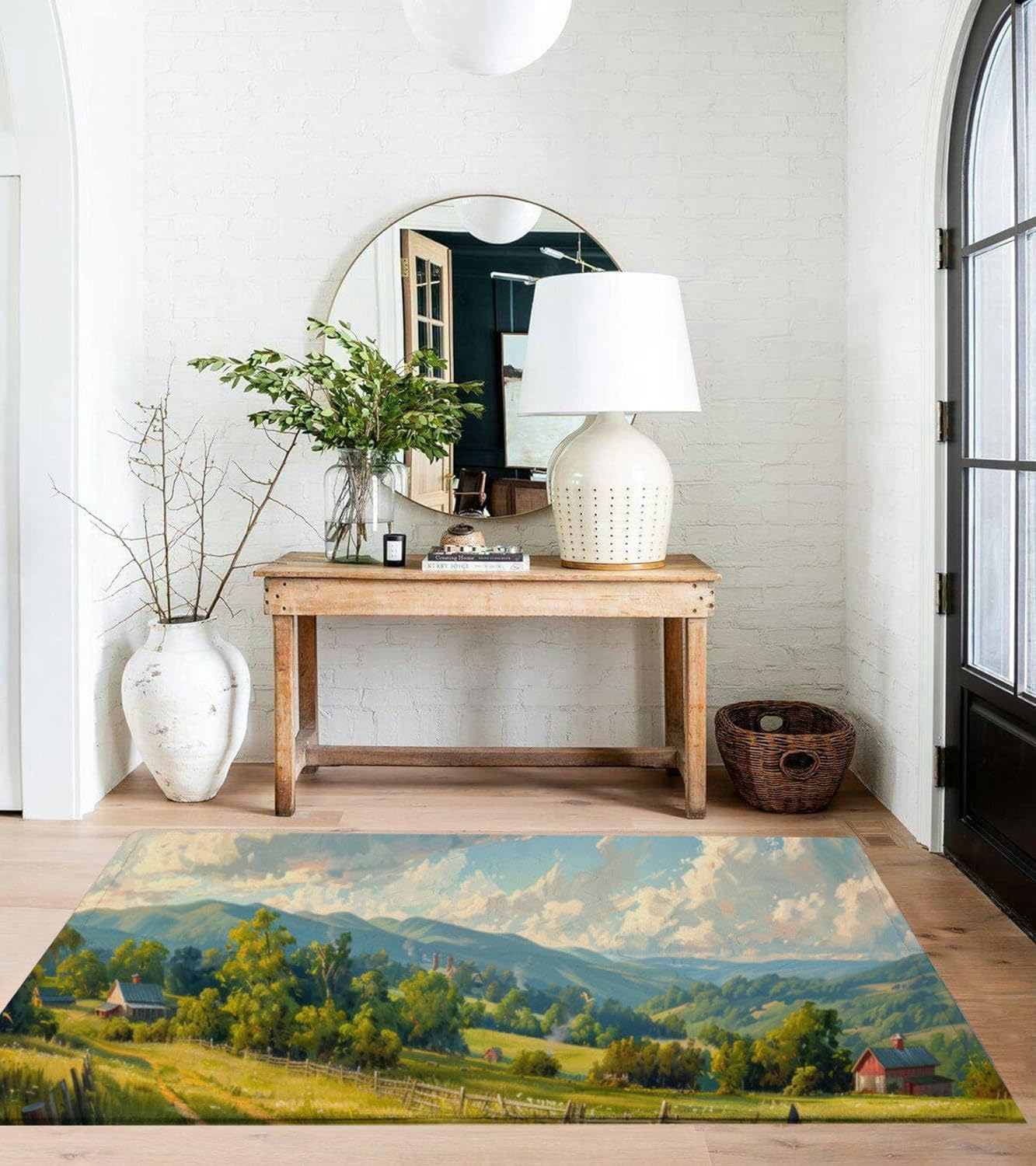 Amazon.com: an Artist capturing The Charm a Rustic Countryside Scene a ...