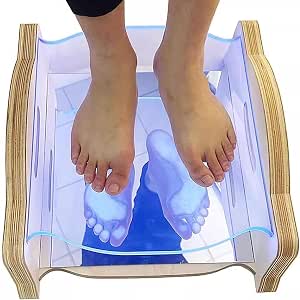 Plantar Inspection Mirror, Gait Detection Equipment with Examine Light ...