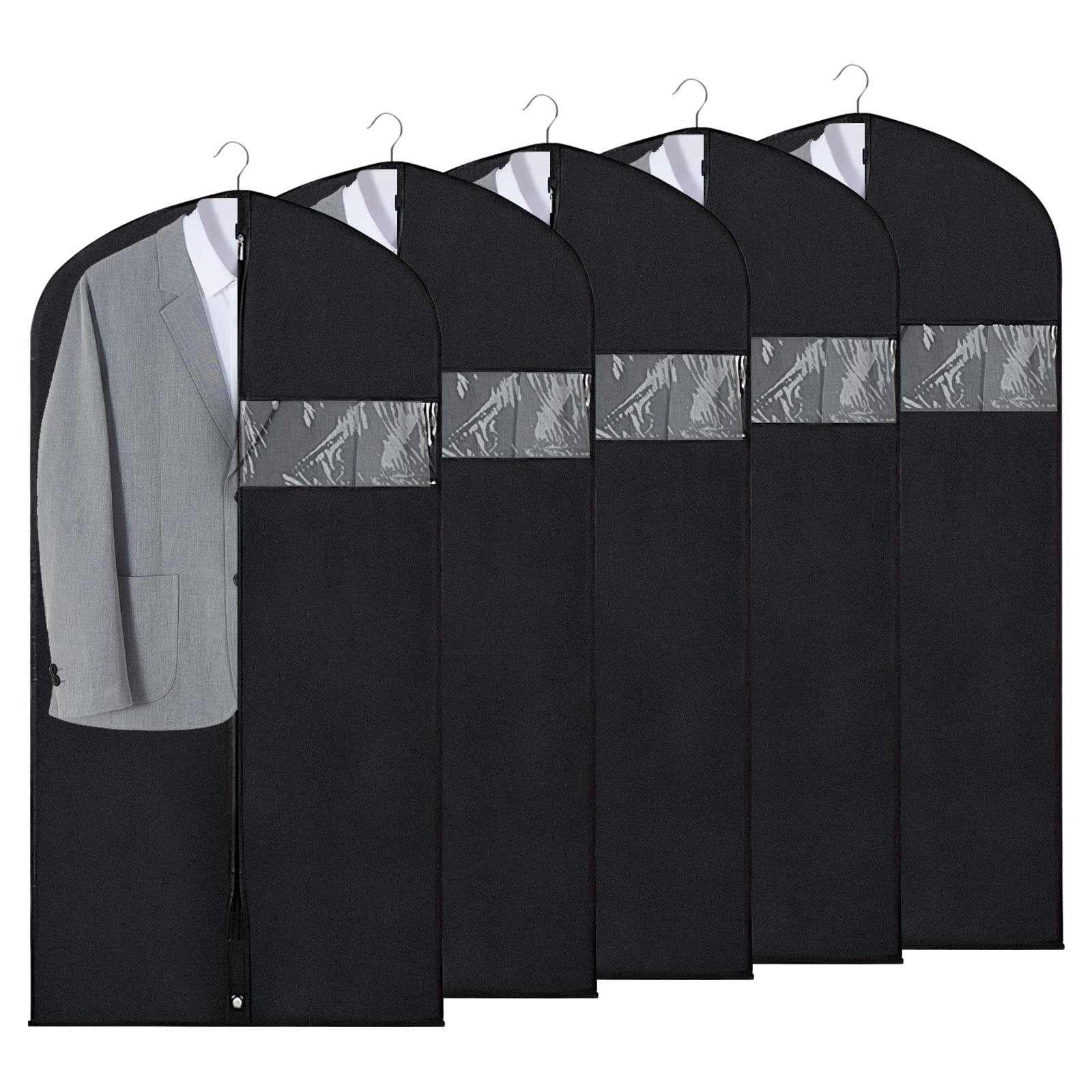 Garment Bags Suit Cover Bags for Men, 60 x 100cm (24'' x 40''), 5 Pcs ...