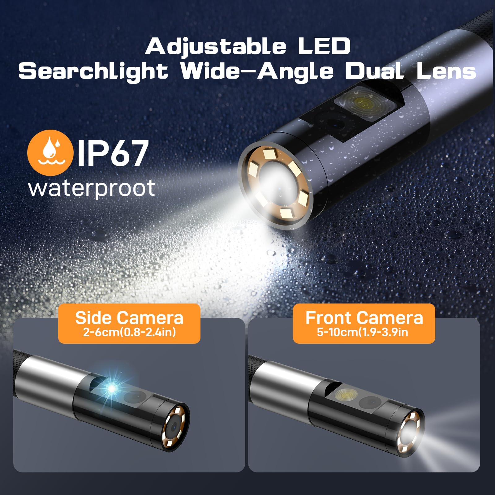 Snapklik.com : Bi-Directional Articulating Borescope, 5-Inch Serpentine ...