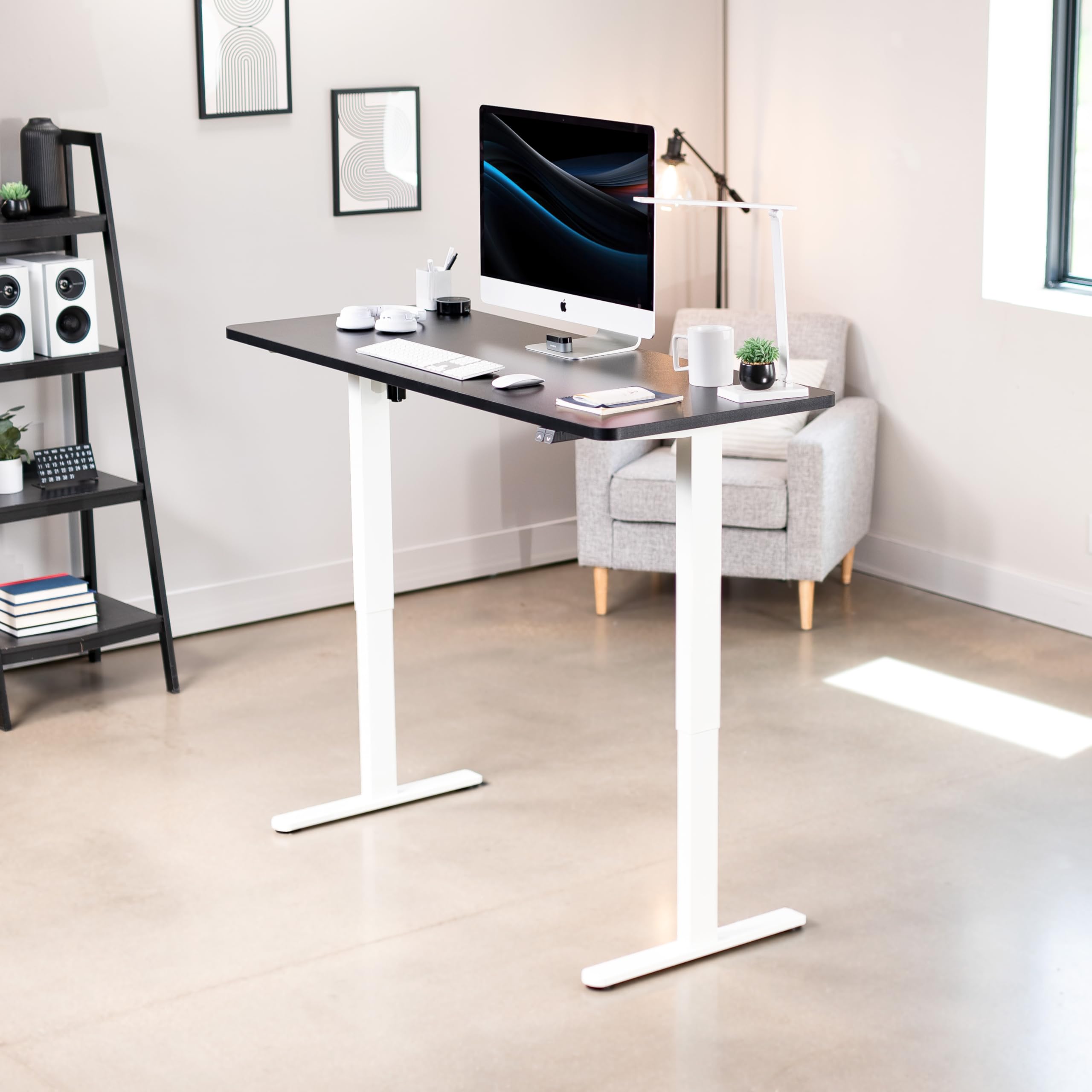 Snapklik.com : Electric 60 X 24 Inch Stand Up Desk, Height Adjustable ...