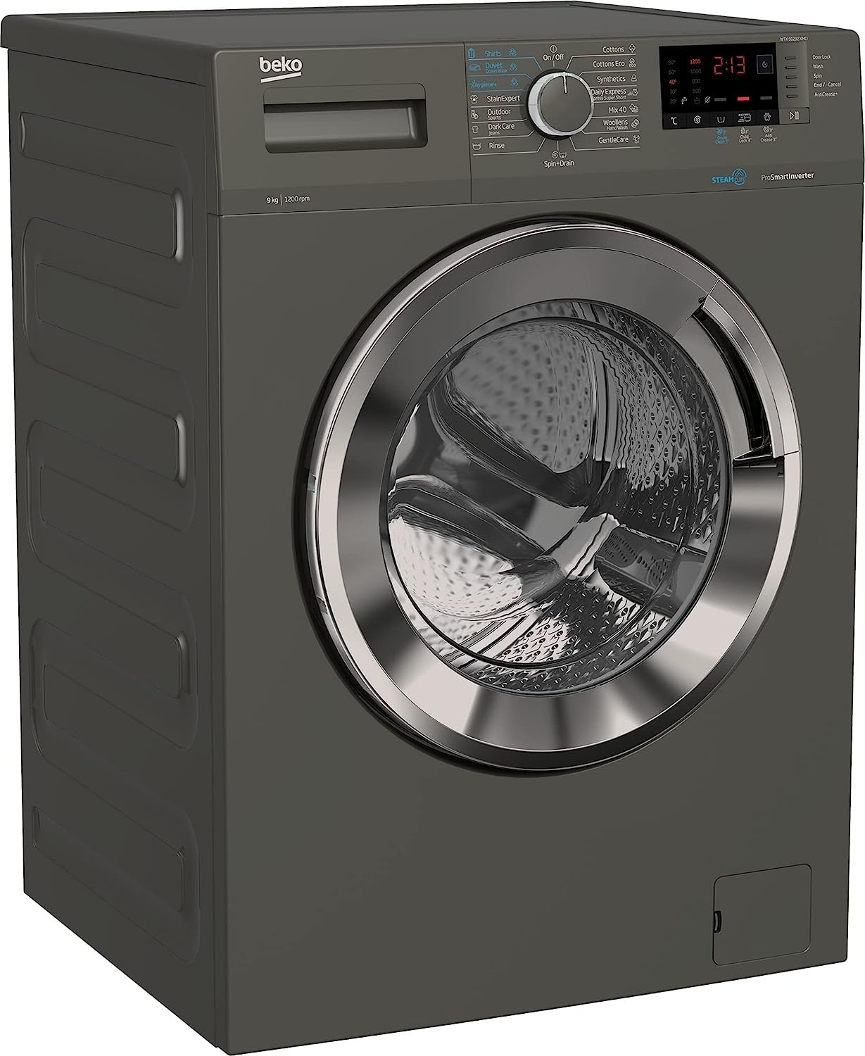 Beko Washing Machine capacity 9 Kg,15 program, max speed 1200 RPM ...