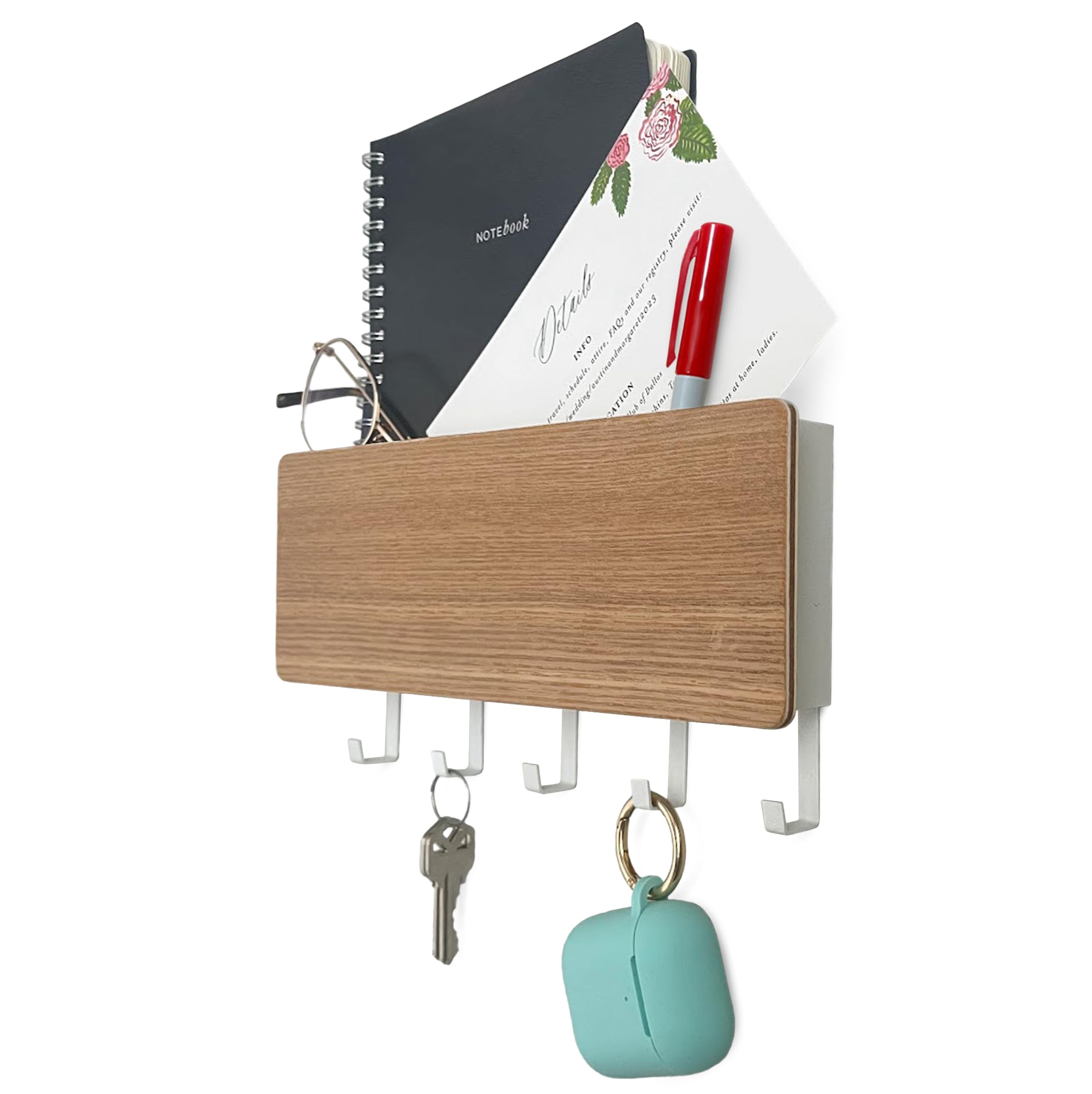 Amazon.com: EZENTIAL Adhesive Key Holder for Wall - Modern Key Holder ...