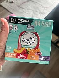 Amazon.com : Crystal Light Energizing Variety Pack, 44 ct On-the-Go ...