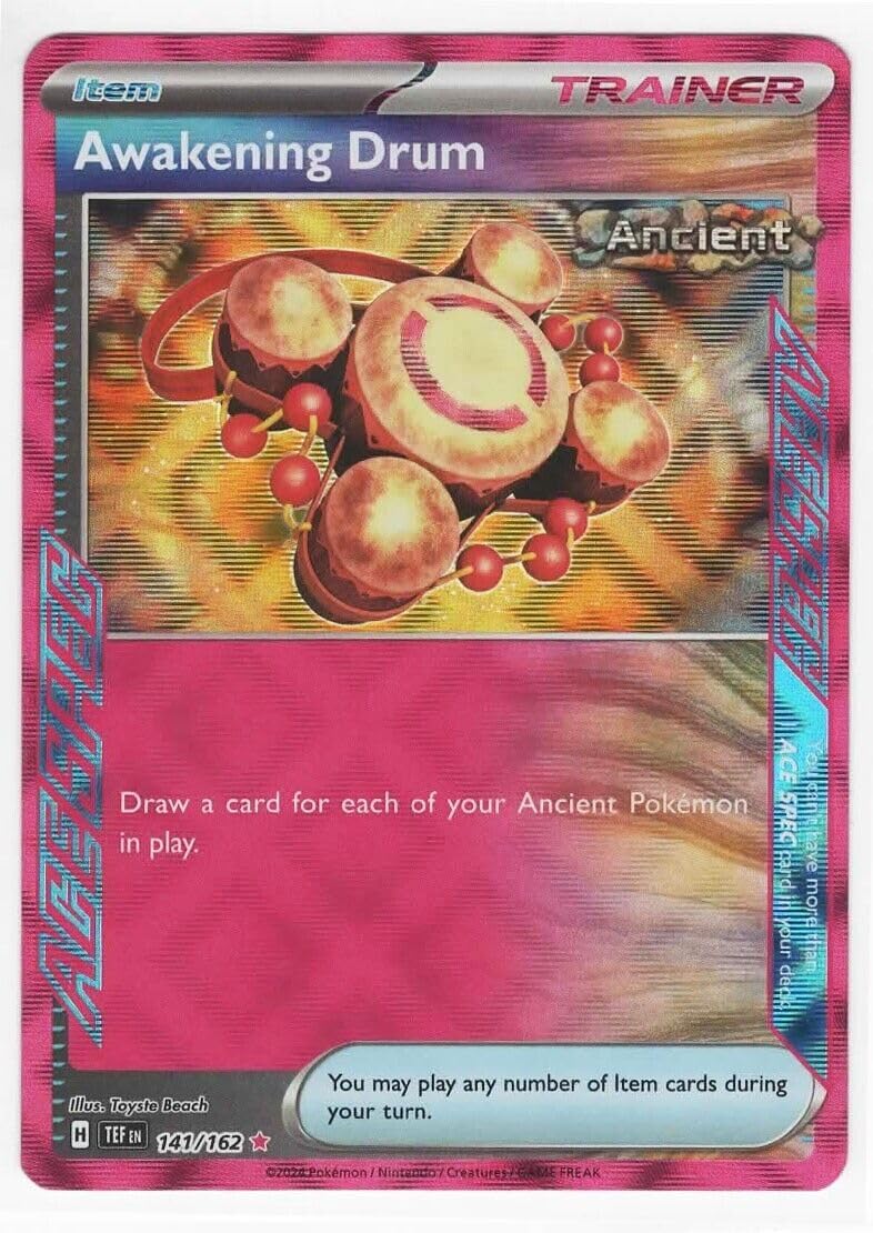 Pokemon – Awakening Drum 141/162 - Temporal Forces – Ace Spec – Holo ...