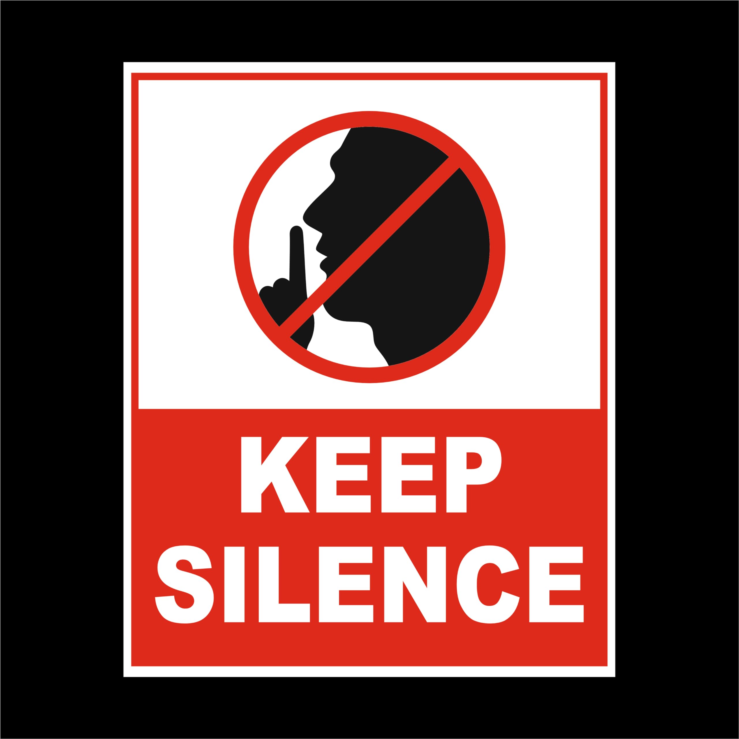 Silence Please Sign Board 1.04K+ Free Templates For 'Please Keep