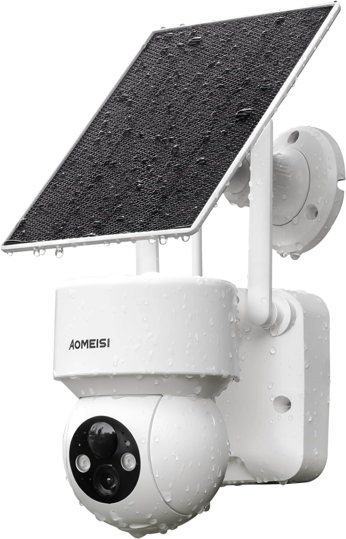 Amazon.com : Aomeisi Solar Security Camera Outdoor,360°View Pan/Tilt ...