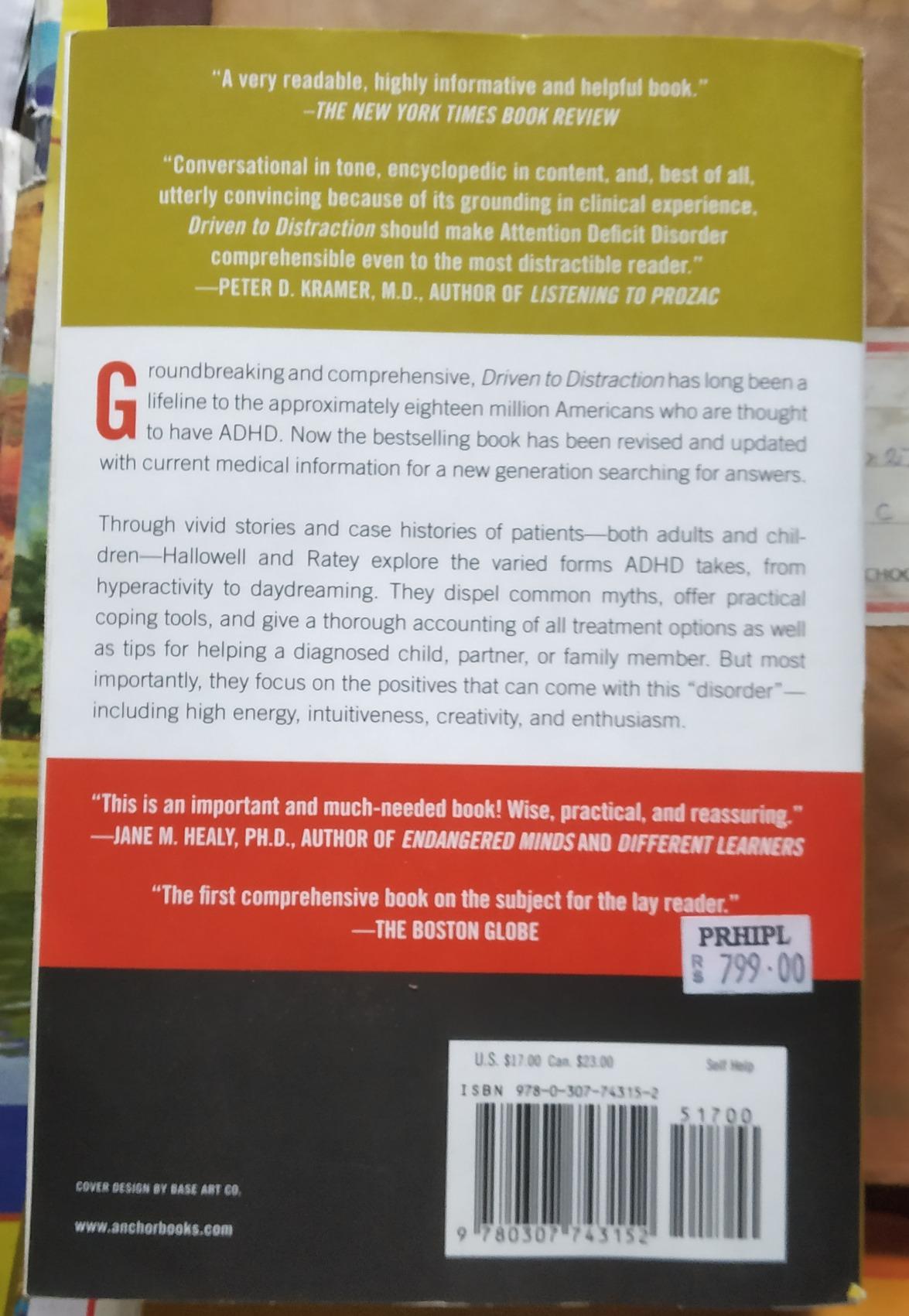 Buy Driven to Distraction (Revised) Book Online at Low Prices in India ...