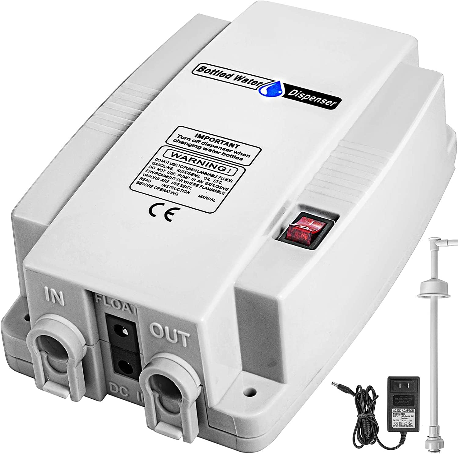 Buy Dual Inlet 5 Gallon Bottled Water Dispenser Pump System 115V 1GPM ...