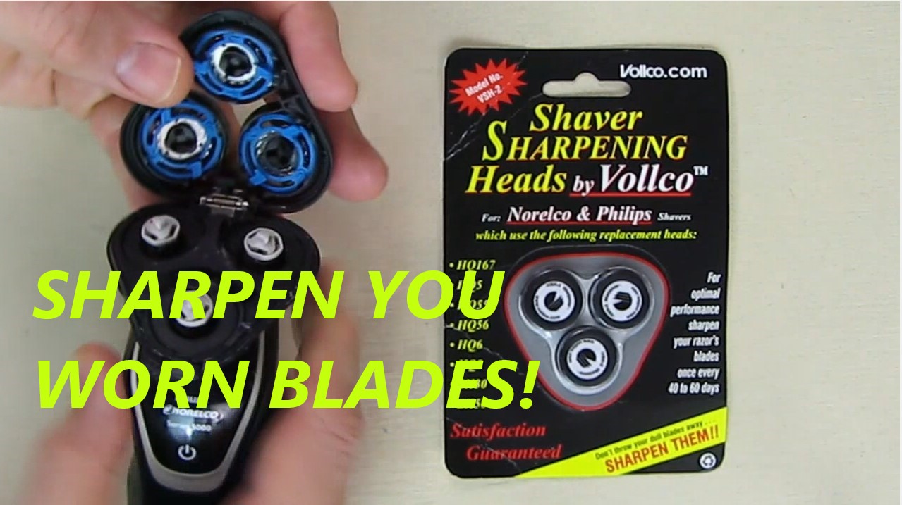 Watch WOW! Vollco Sharpening Heads Sharpens all Philips Norelco Shaver ...