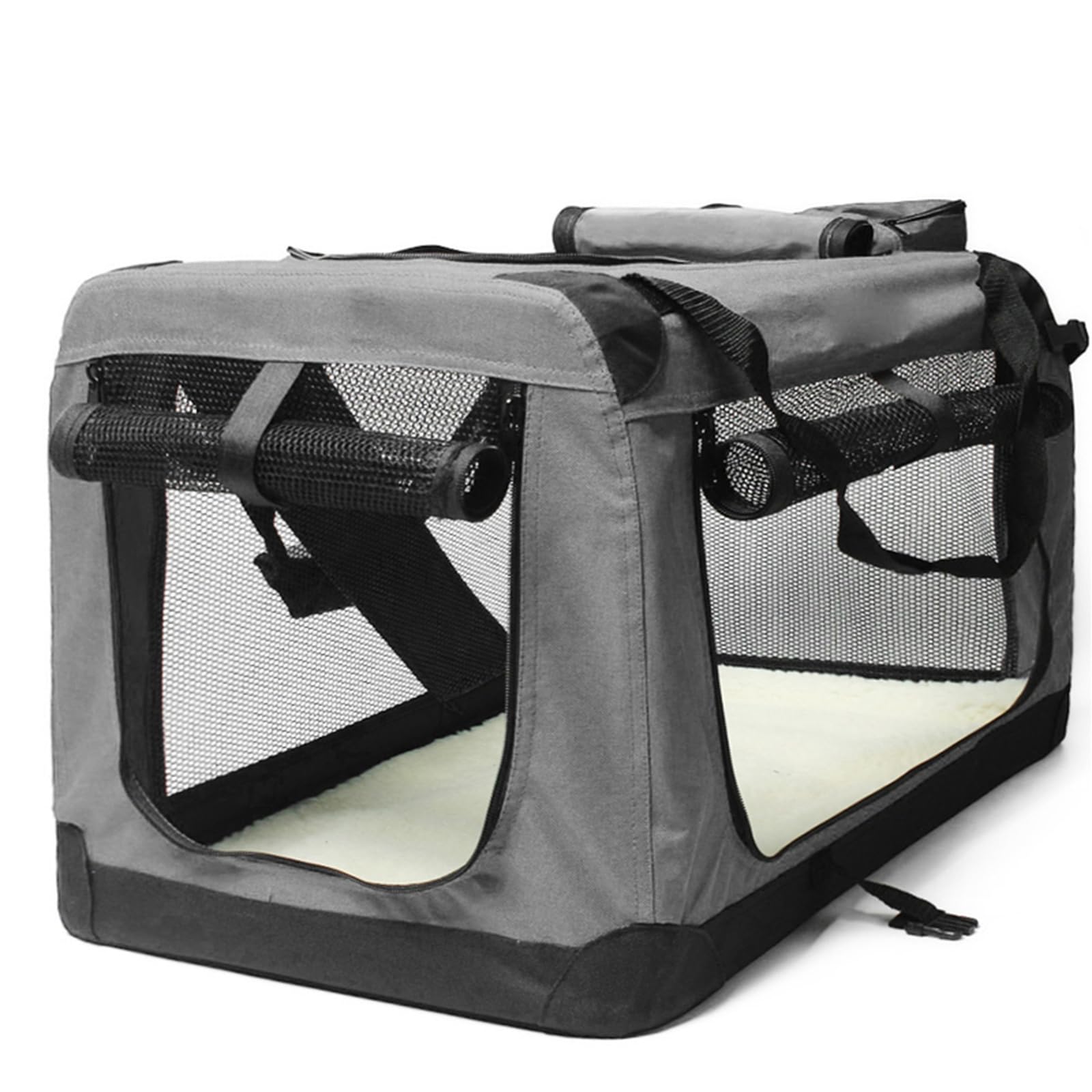 Foldable Pet Carrier Soft Dog Crate Portable Cage Car Travel Bag Kennel ...