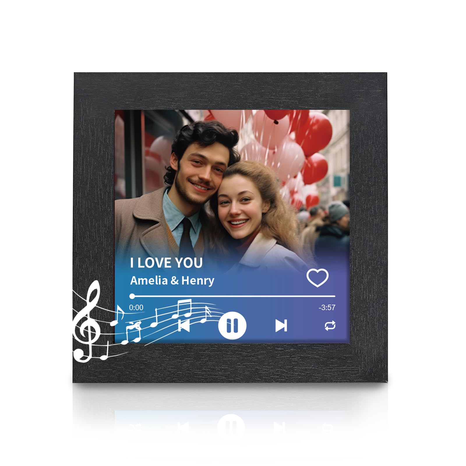 Amazon.com - Dyoart Personalized Music Picture Frame, Custom Picture ...