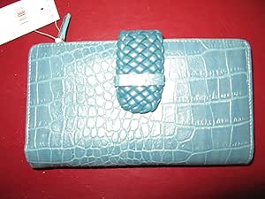 Amazon.com: Pelle Studio Teal Wallet : Clothing, Shoes & Jewelry