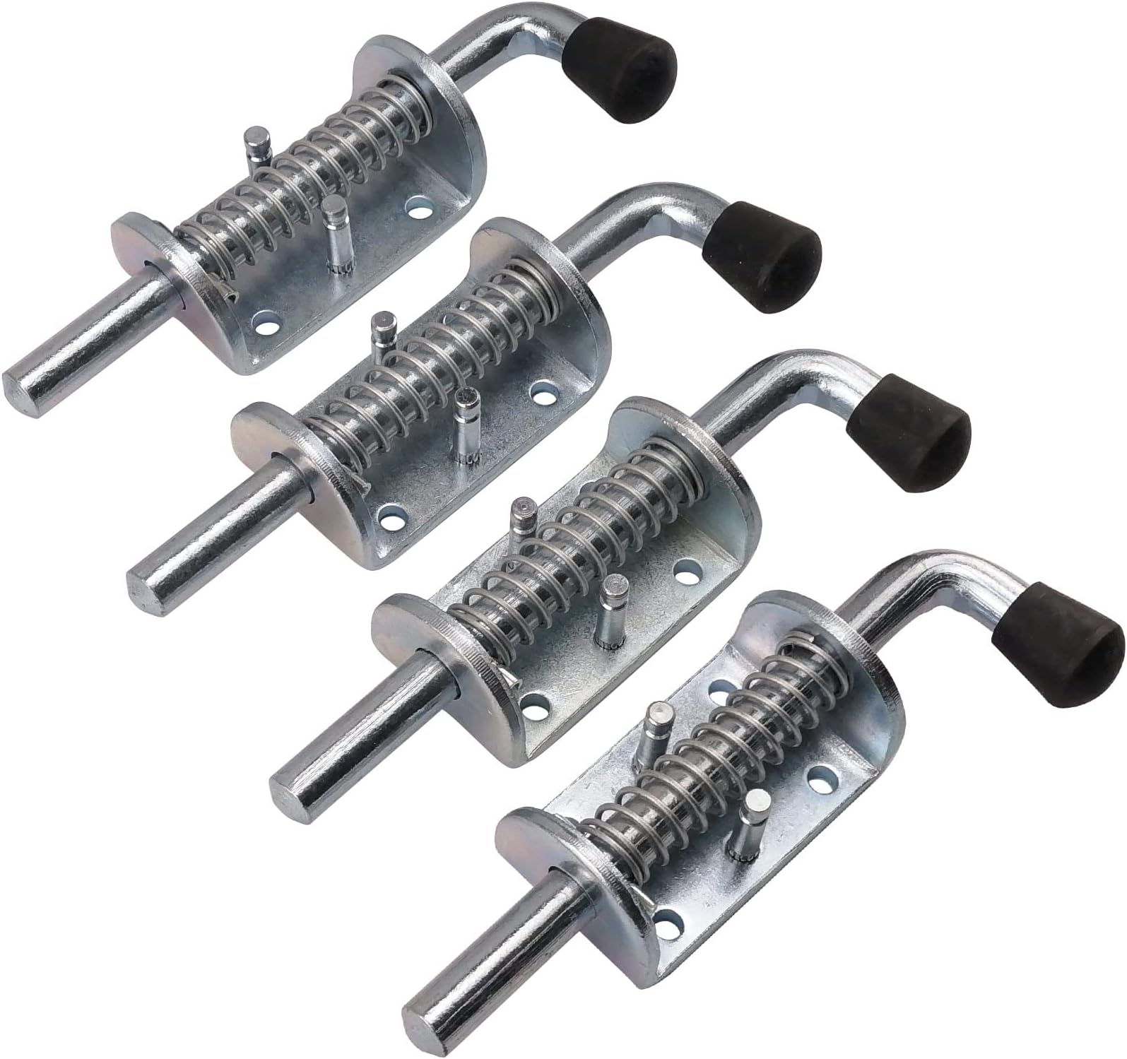 4 Pack Spring Loaded Latch Pin Metal Spring Pin Latch Lock Barrel Bolt ...