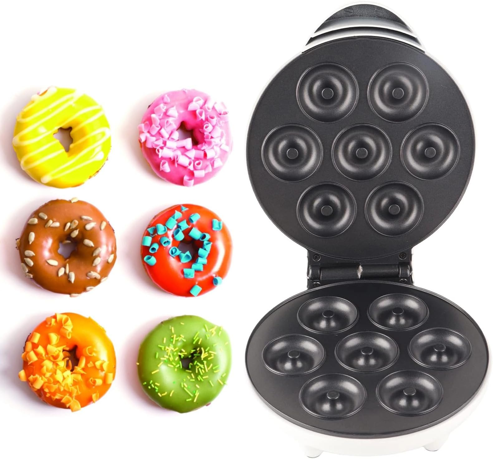 Amazon.com: Donut Maker, Mini Donut Machine Donut Maker Easy Release ...