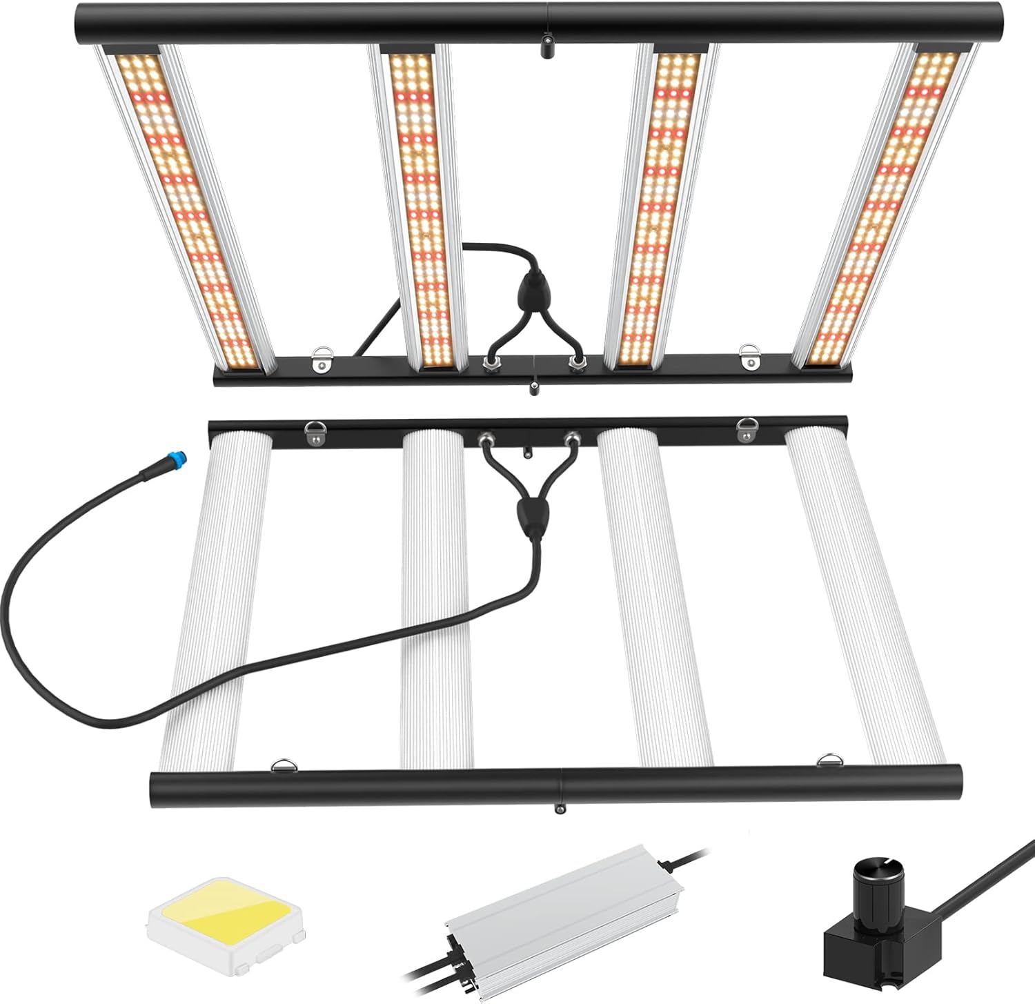 Amazon.com : TMLAPY N240 LED Grow Light Coverage 4x4.5ft Full Spectrum ...